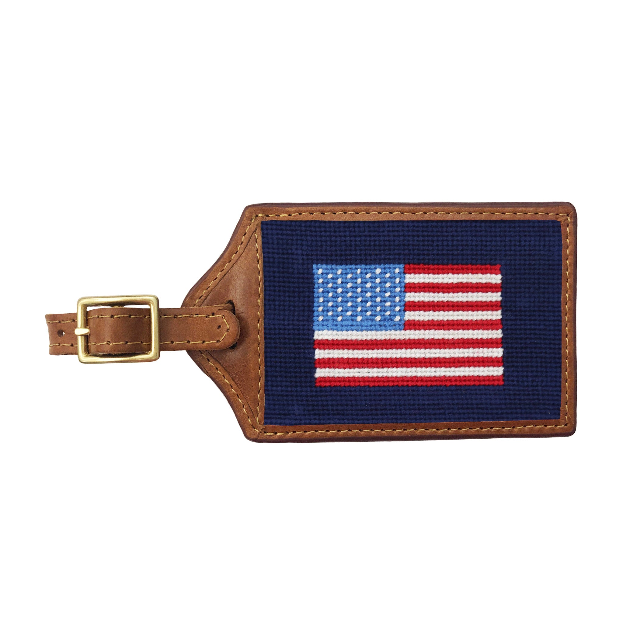 American Flag Luggage Tag (Dark Navy) – Smathers & Branson