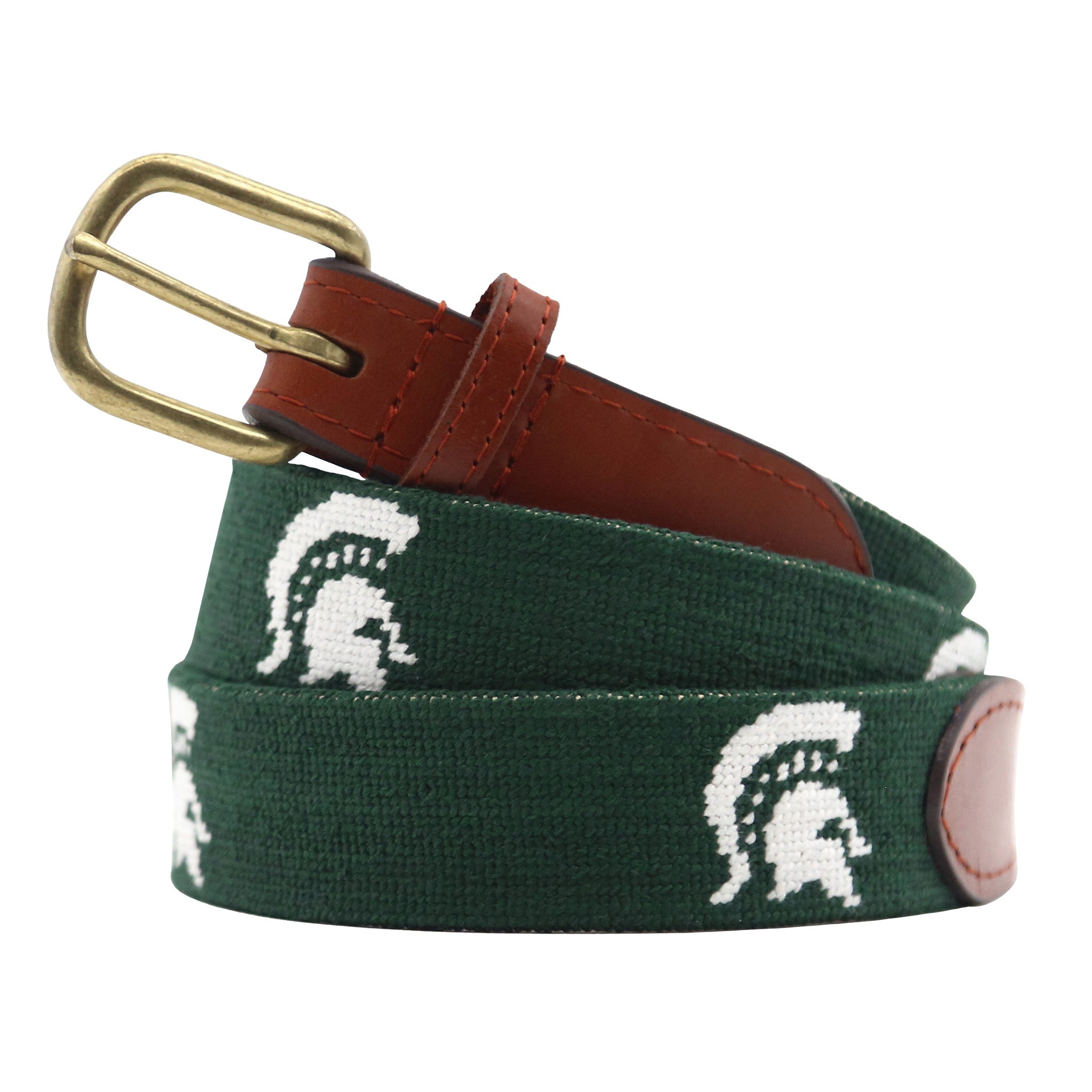 Michigan State Spartan Belt (Dark Pine) – Smathers & Branson