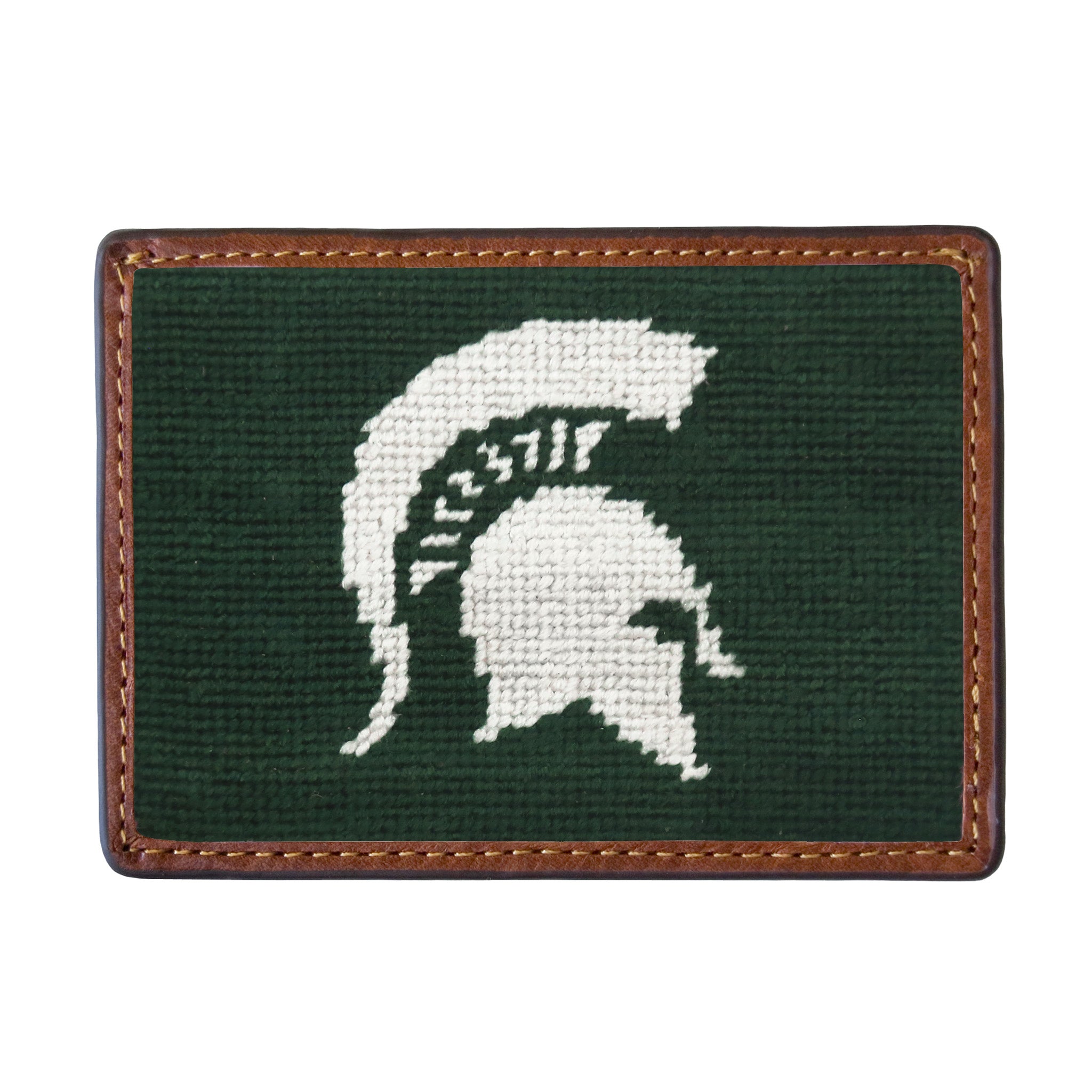 Michigan State Spartan Credit Card Wallet (Dark Pine) – Smathers & Branson