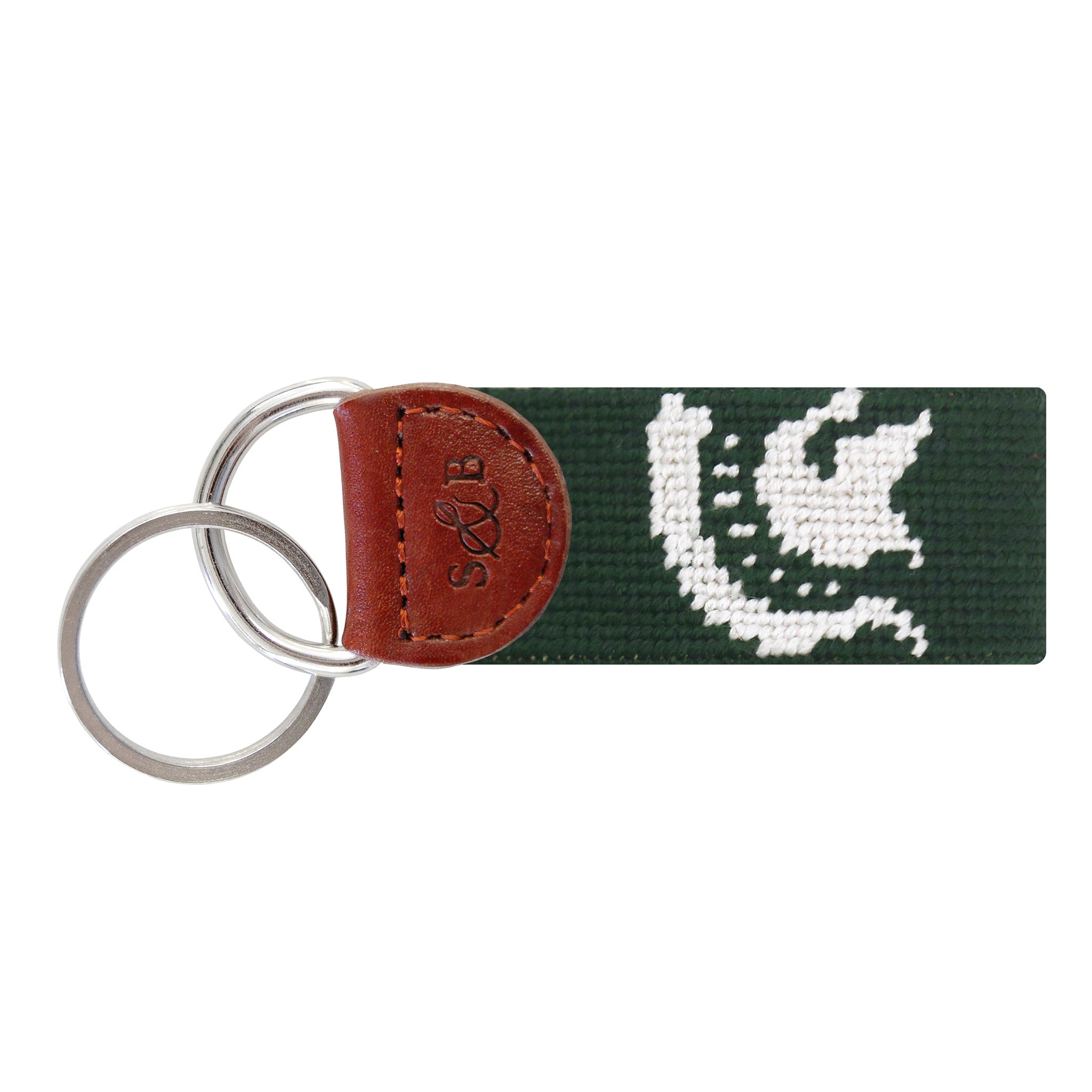 Michigan State Spartan Key Fob (Dark Pine) – Smathers & Branson