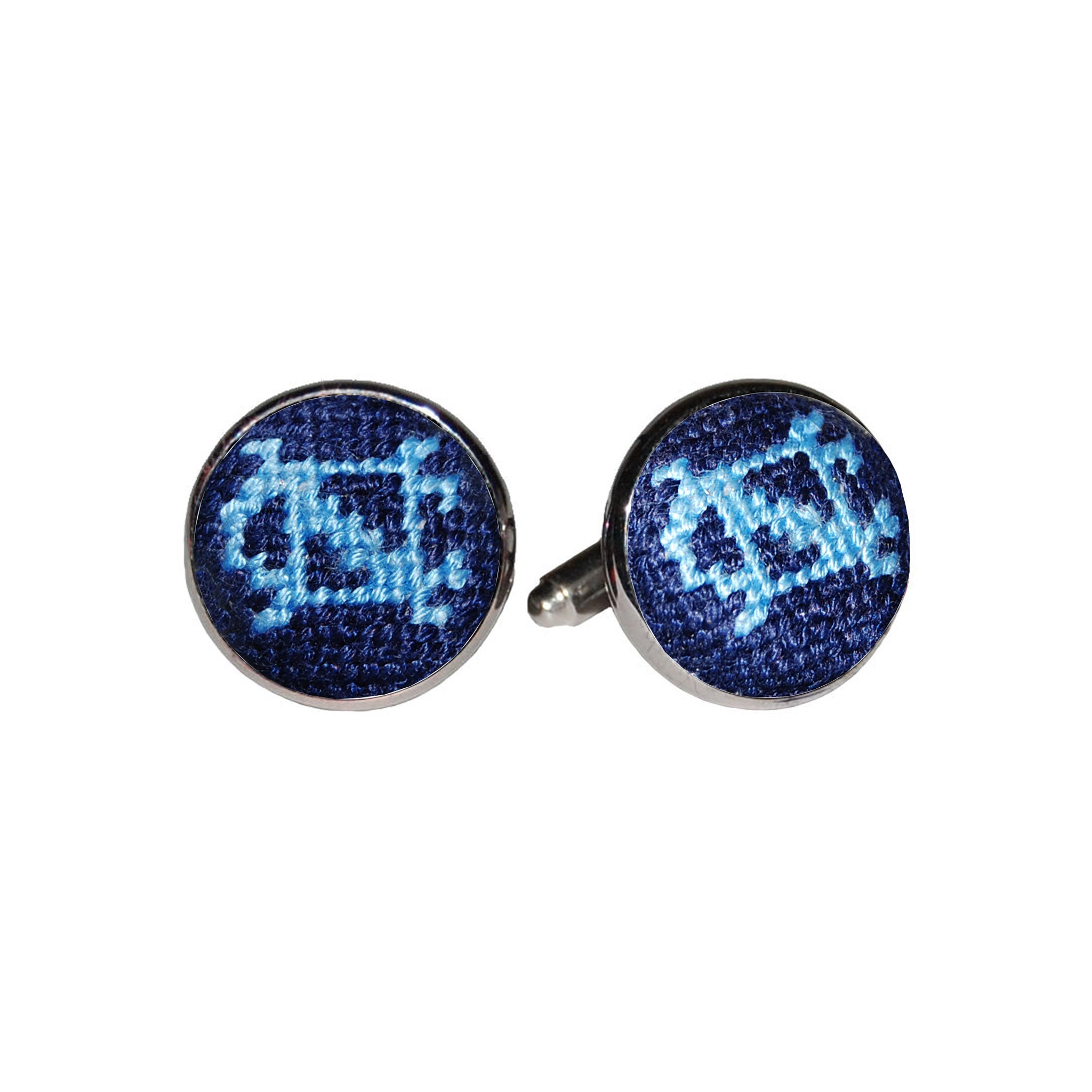 UNC Cufflinks (Dark Navy) – Smathers & Branson
