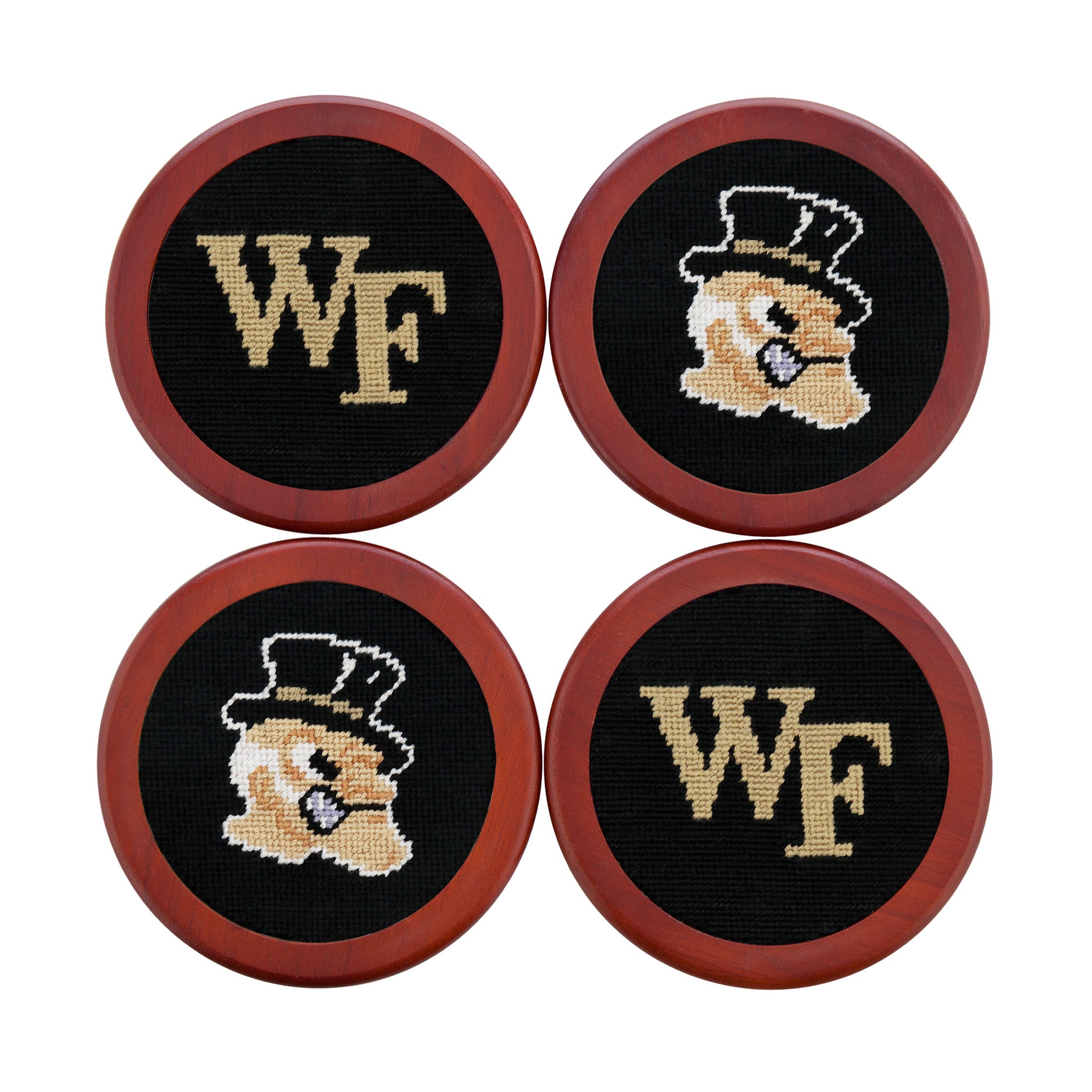 Wake Forest Coasters (Black) – Smathers & Branson