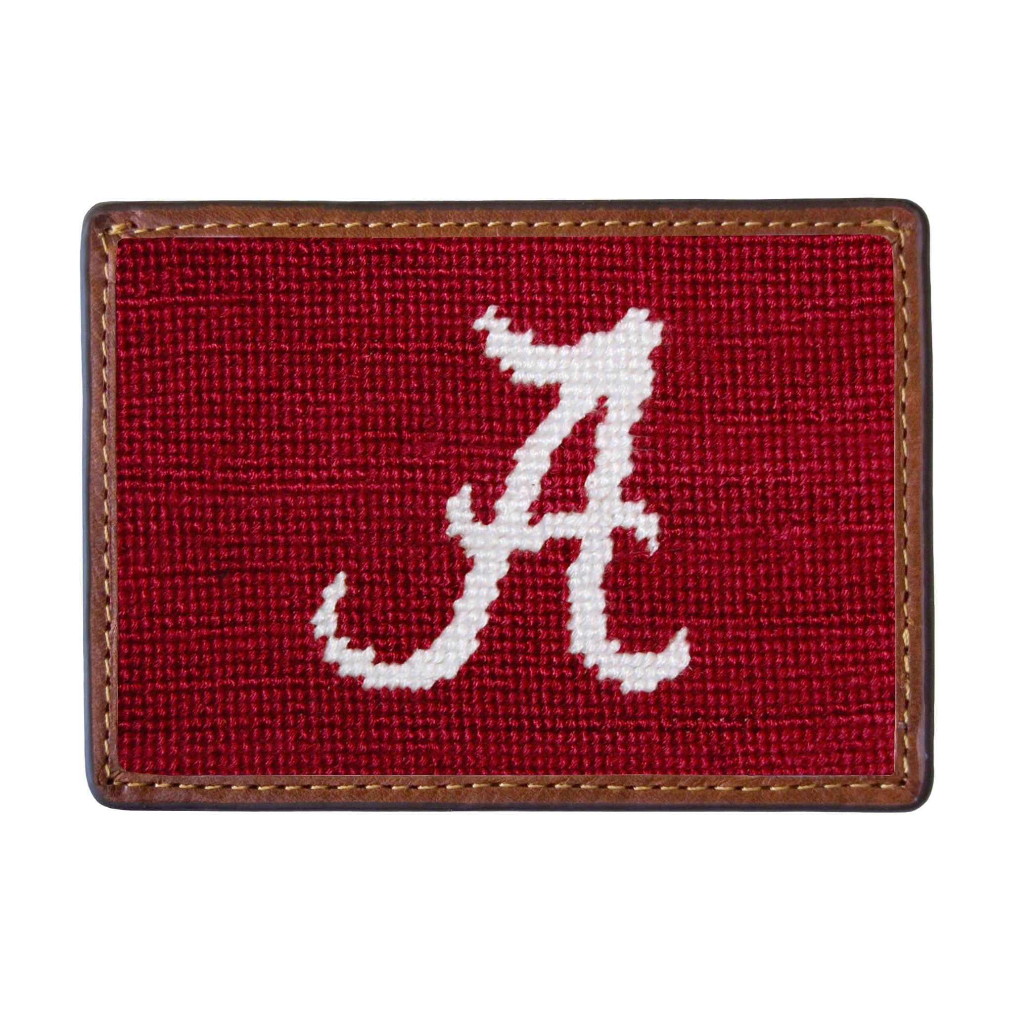 Alabama Card Wallet (Garnet) – Smathers & Branson