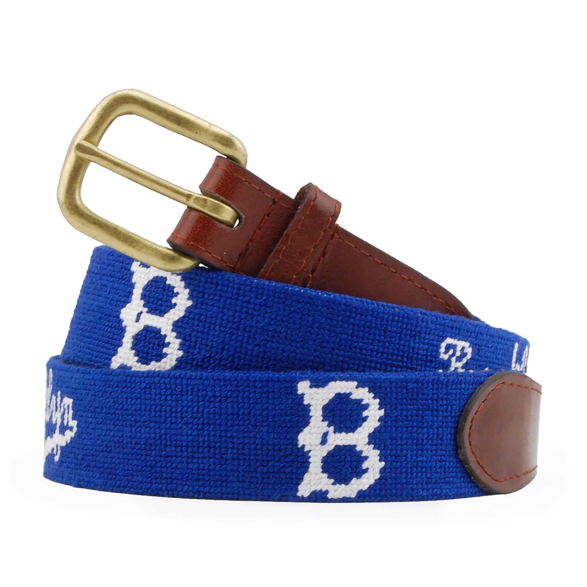 Brooklyn Dodgers Cooperstown Belt (Dark Royal) – Smathers & Branson