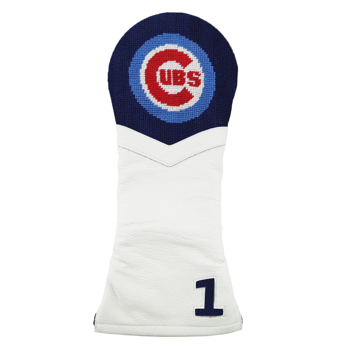 Chicago Cubs Driver Headcover (Dark Navy) (White Leather) – Smathers ...