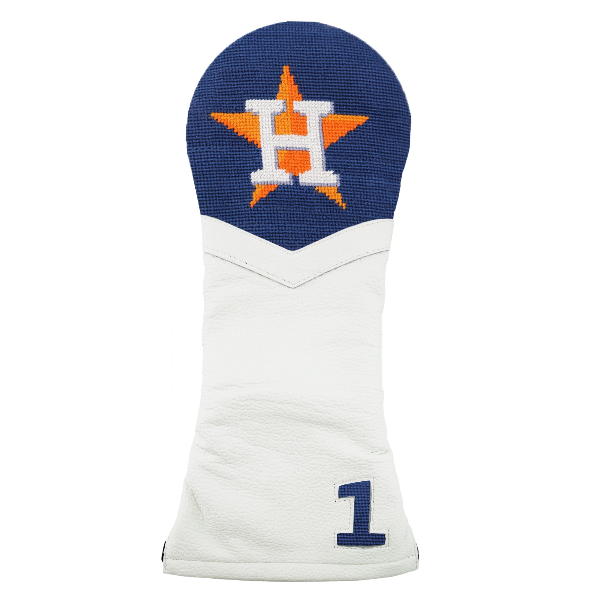 Houston Astros Drive Headcover (Classic Navy) (White Leather ...