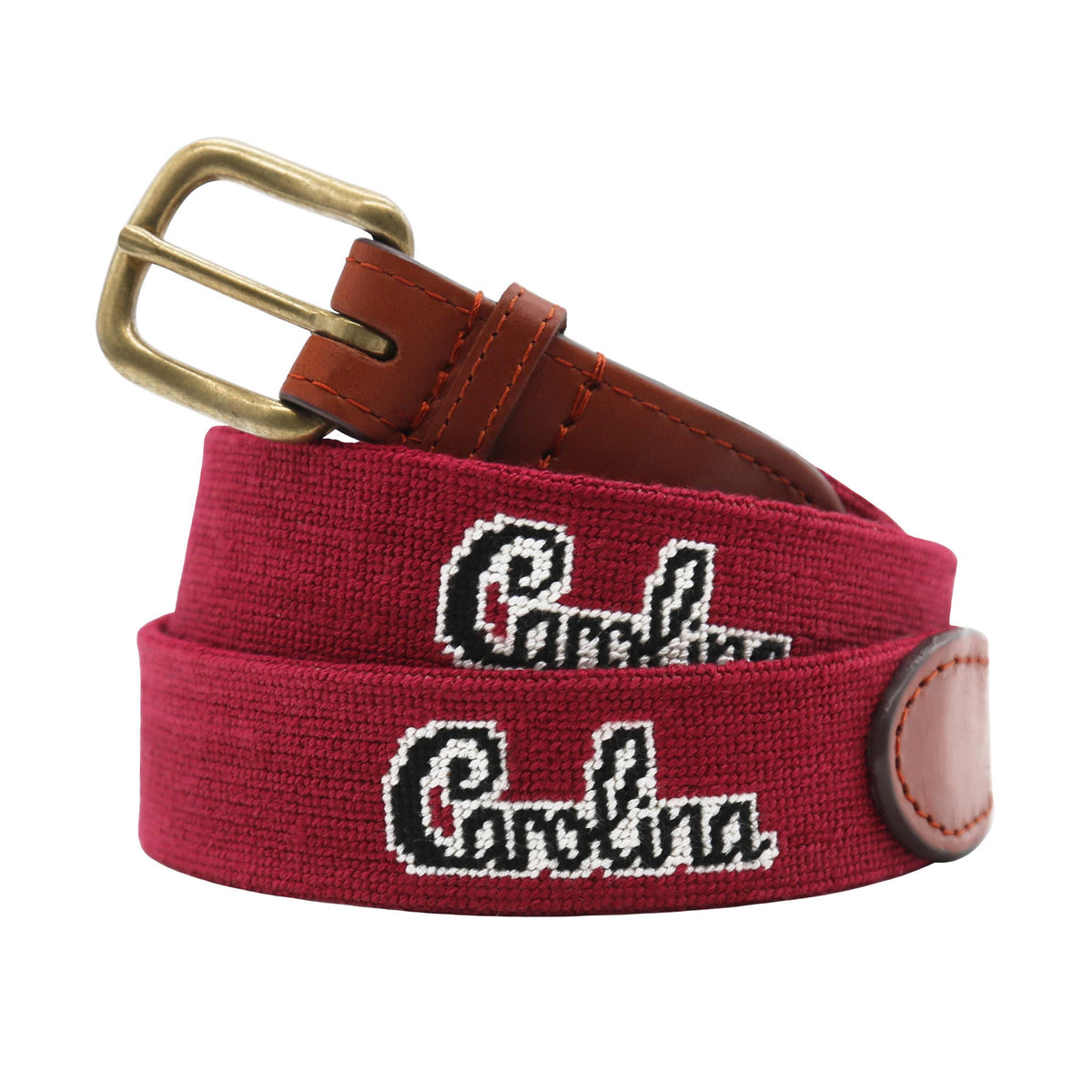 South Carolina Script Needlepoint Belt (Garnet) – Smathers & Branson