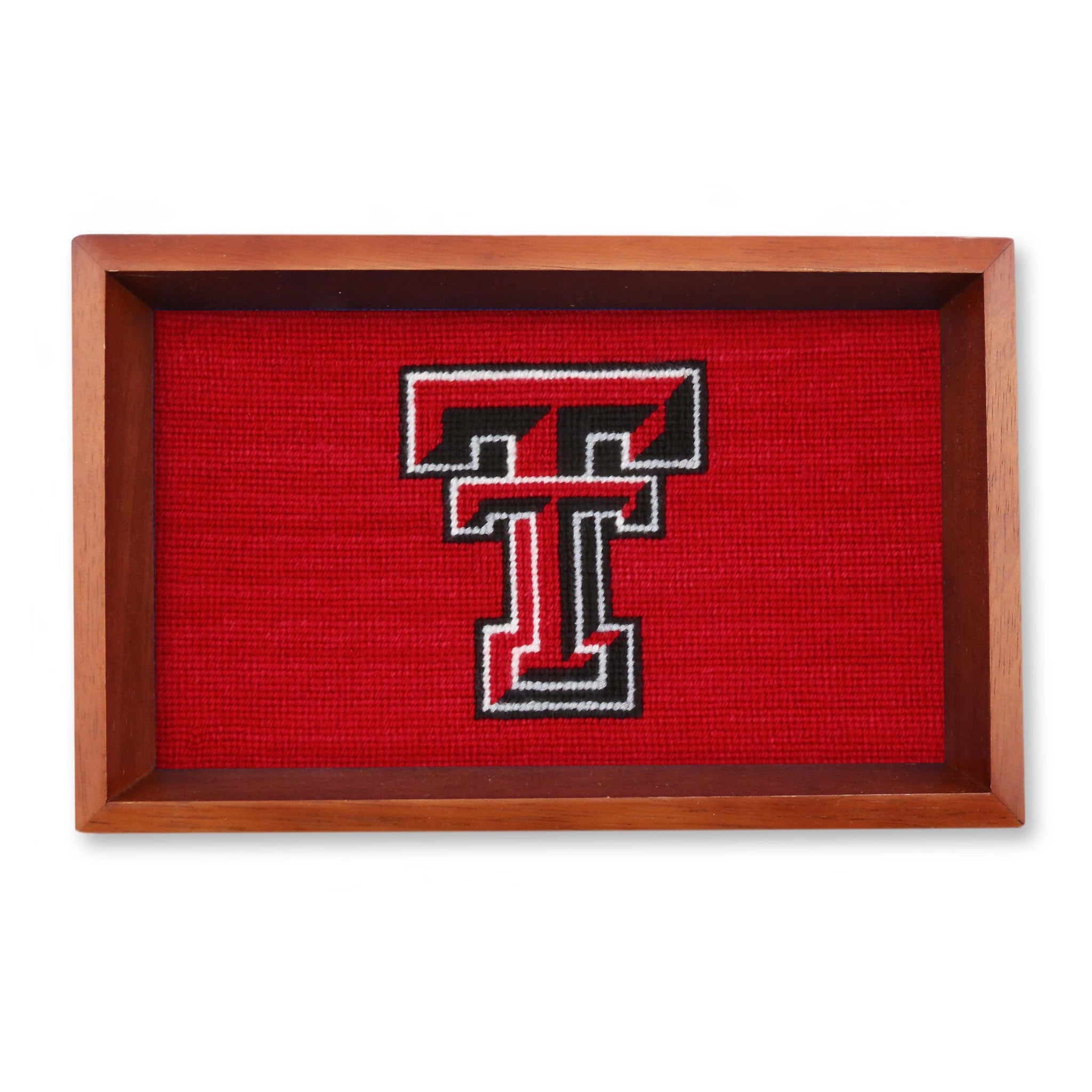 Texas Tech Valet Tray (Red) (Chestnut Wood) – Smathers & Branson