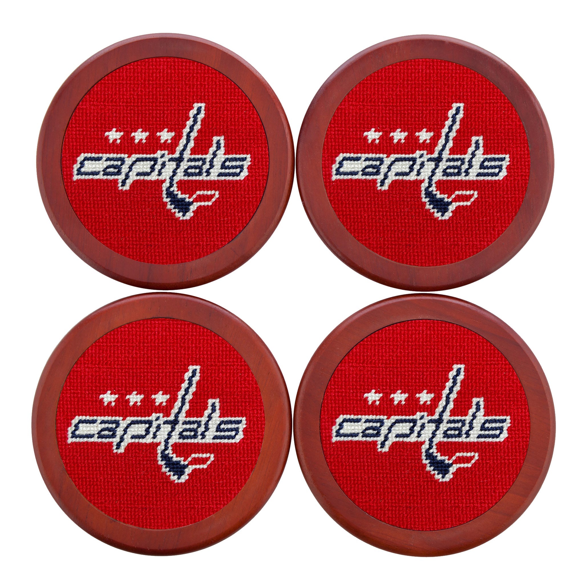 Washington Capitals Needlepoint Coaster Set – Smathers & Branson